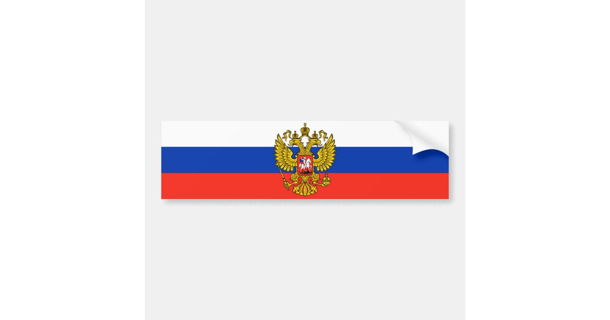 Russia Bumper Sticker | Zazzle
