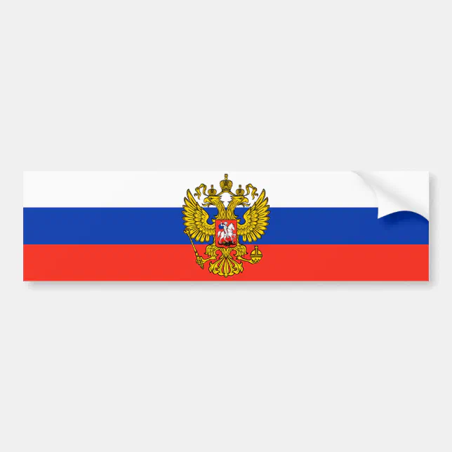 Russia Bumper Sticker | Zazzle