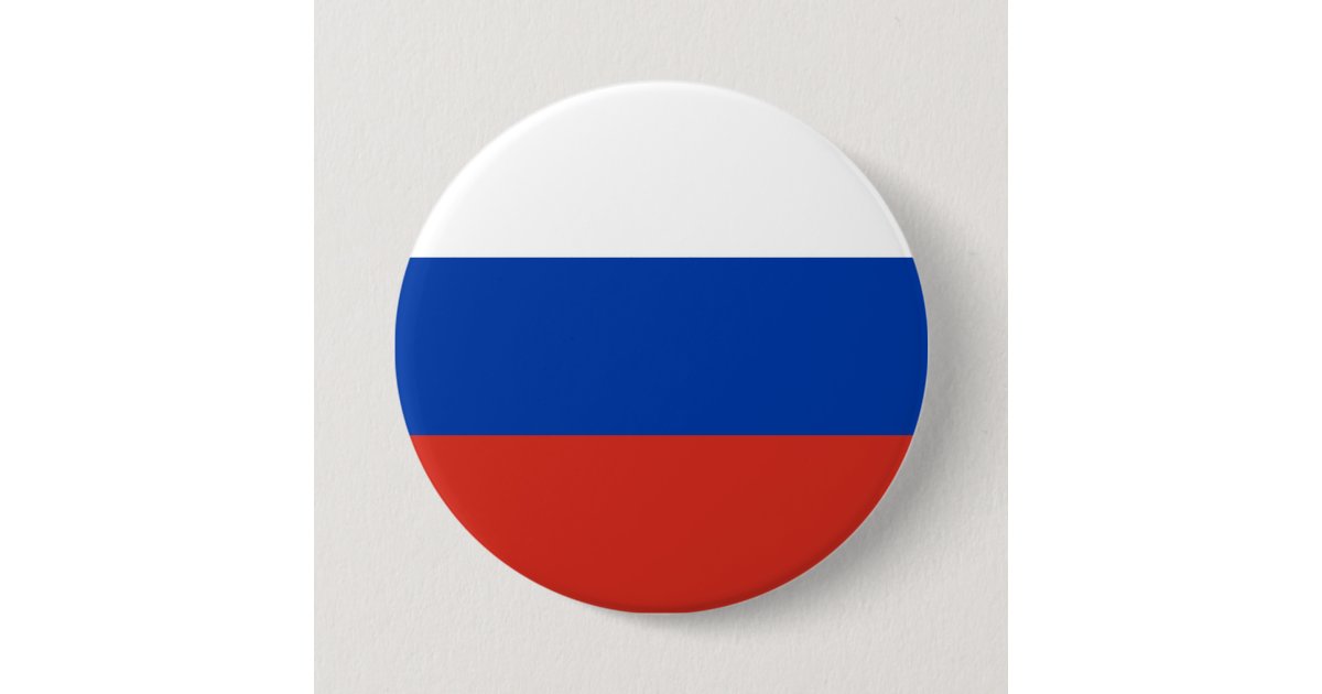 Russia Flag Button | Zazzle