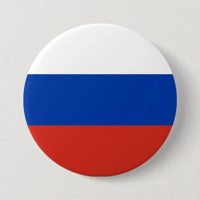 Russia Flag Button | Zazzle