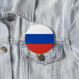 Russia Flag Button | Zazzle