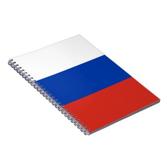 Russia Flag Notbook Notebook | Zazzle