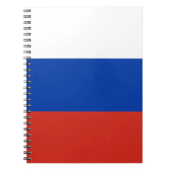 Russia Flag Notbook Notebook | Zazzle