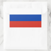 Russia Flag Rectangular Sticker | Zazzle