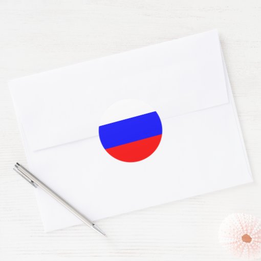 Russia Flag Sticker | Zazzle