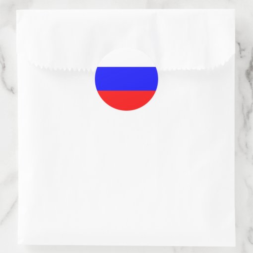 Russia Flag Sticker | Zazzle