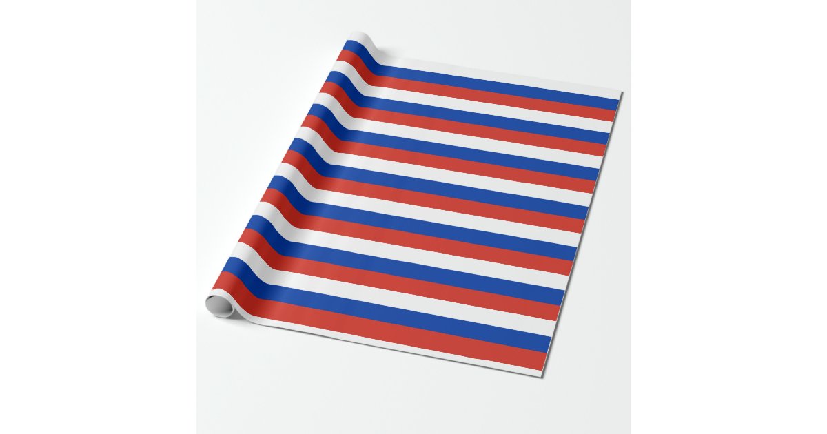 Russia Flag Wrapping Paper | Zazzle