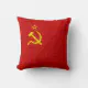 Russia Soviet union flag Throw Pillow | Zazzle