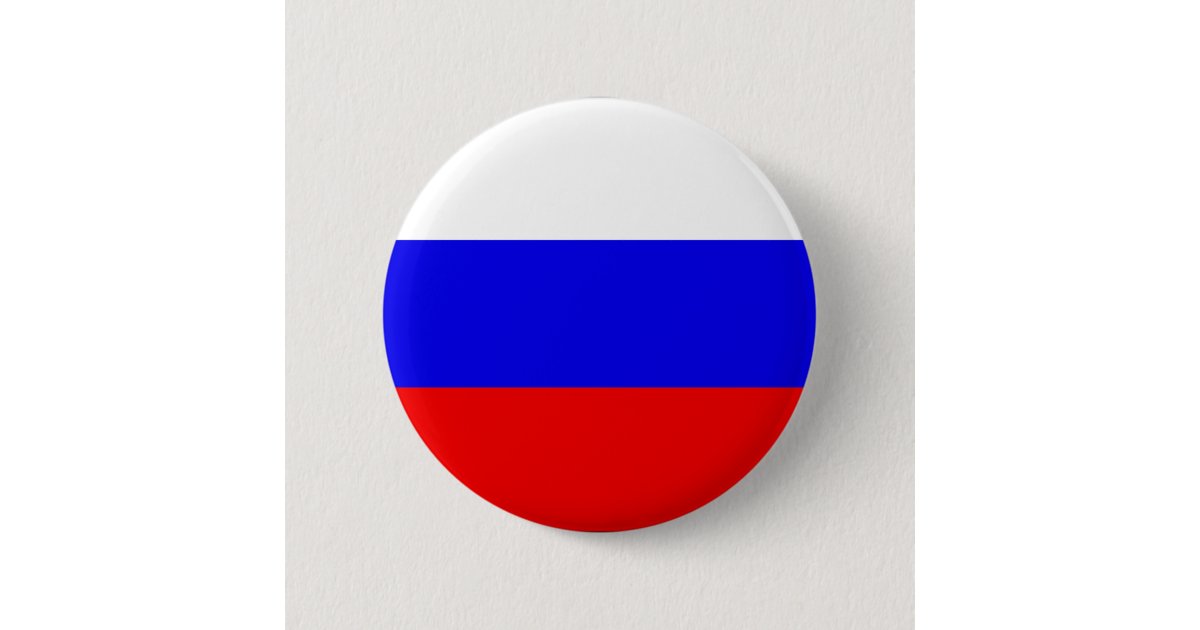 Russian flag button | Zazzle