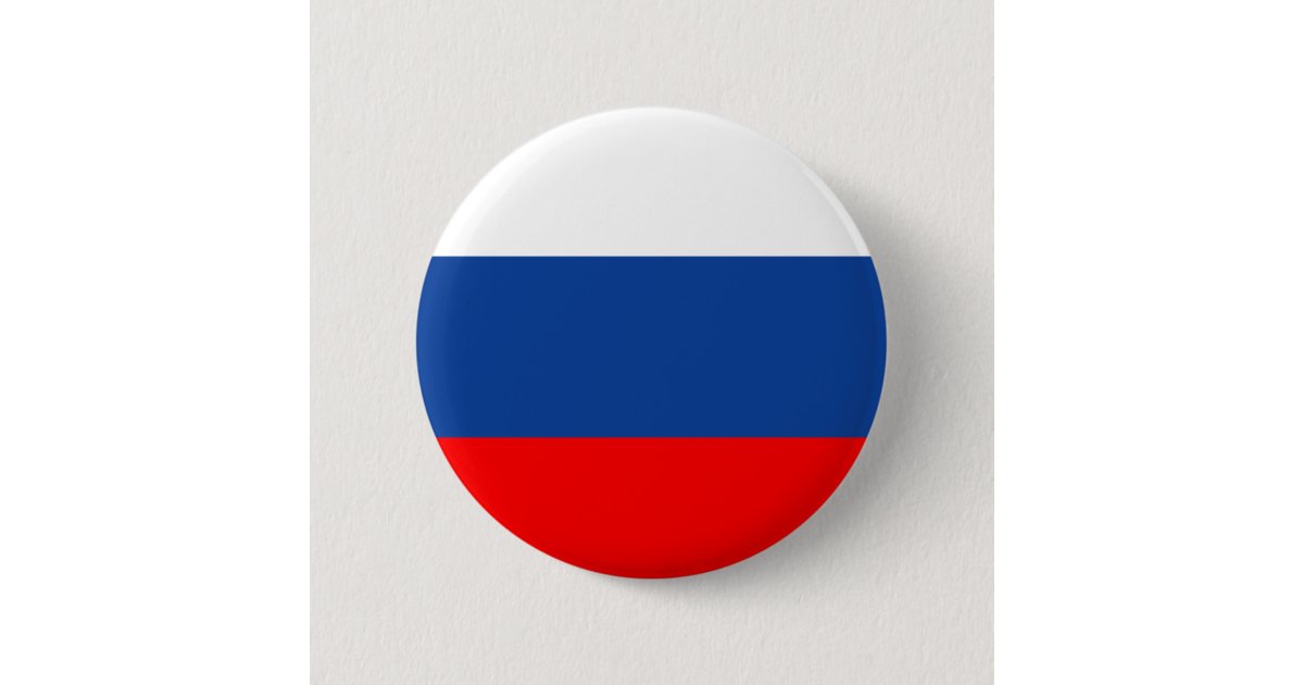 Russian flag button | Zazzle