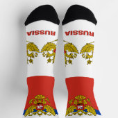 Russian Flag Patriotic, Sustainable Russia Premium Socks | Zazzle