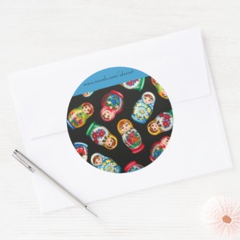 Russian Nesting Dolls Stickers | Zazzle