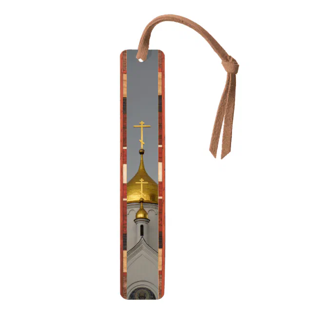 Russian Orthodox Church Onion Dome Cross Bookmark | Zazzle