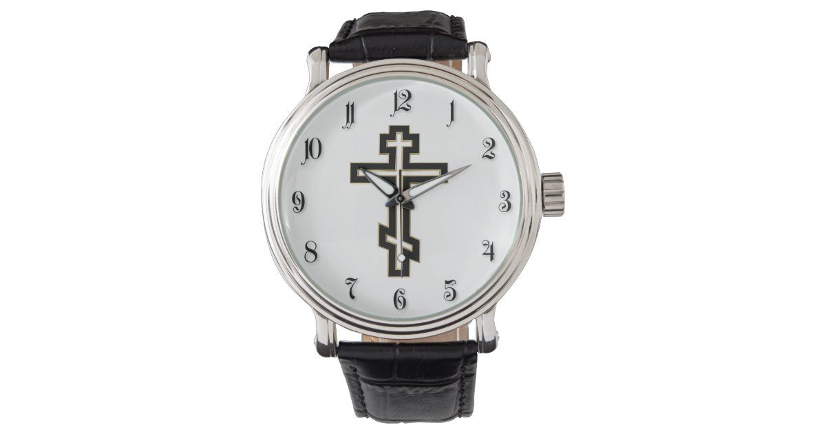 Russian orthodox cross watch | Zazzle