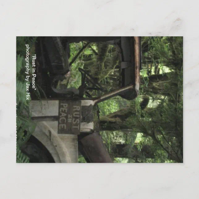 Rust In Peace Postcard | Zazzle