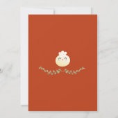 Rust Little Dumpling First Birthday Invitation | Zazzle