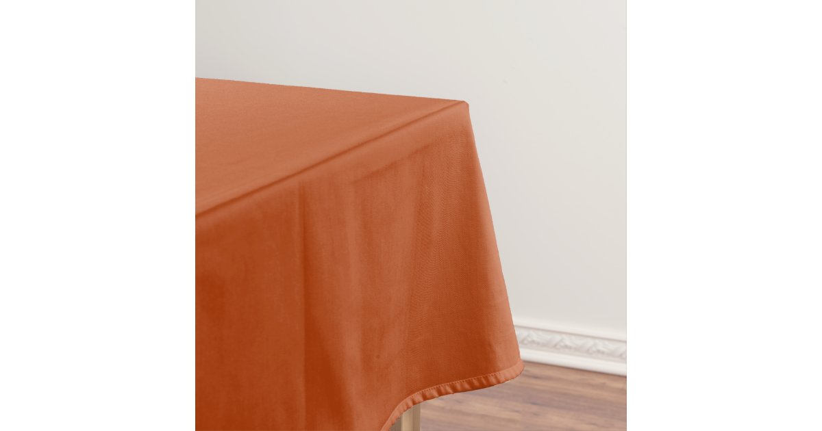 Rust Tablecloth | Zazzle