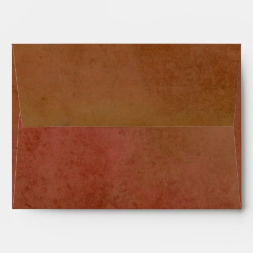 Rust Terracotta Floral Pampas Grass Fall Party Envelope | Zazzle