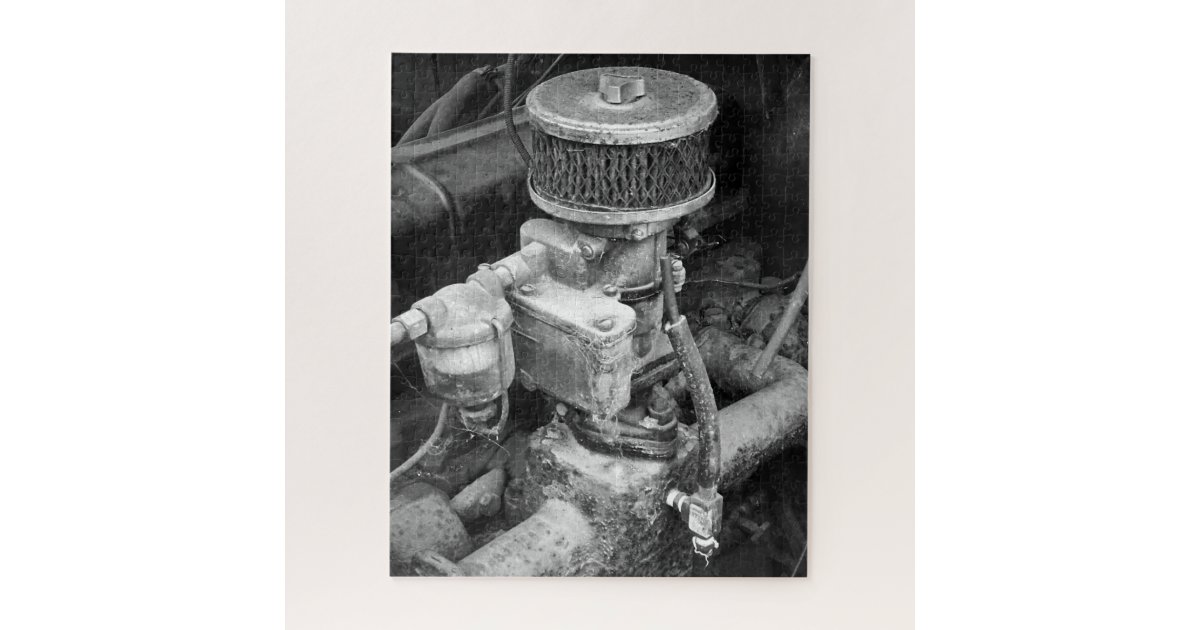 Rusted Car Engine Puzzle | Zazzle