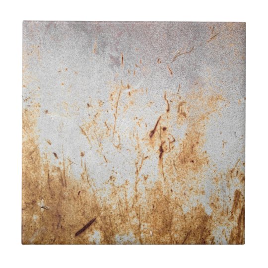 Rusted Rusty Metal Tile | Zazzle