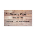 Rustic Aged Wood Planks Business Card | Zazzle