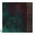 Rustic Ancient Tome Faux Black & Turquoise Binder | Zazzle