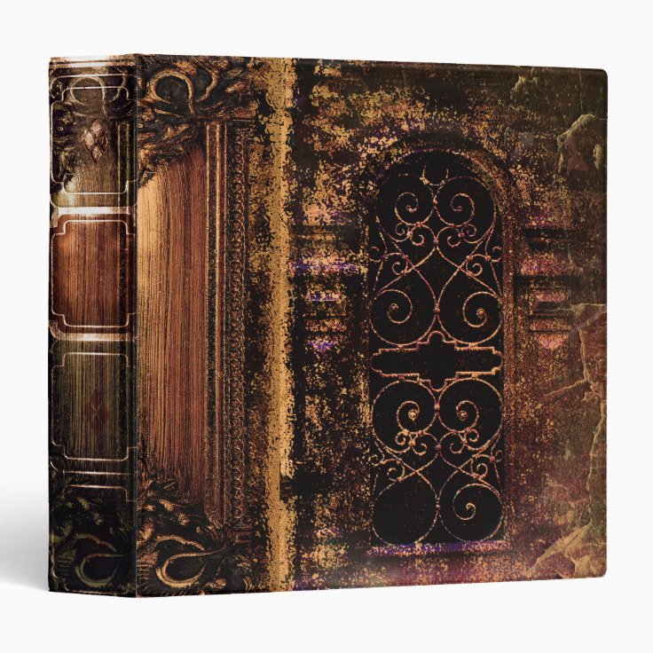Rustic Ancient Tome Medieval Leather Book Binder | Zazzle