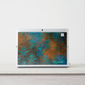 Rustic Antique Copper Patina & Turquoise Verdigris HP Laptop Skin | Zazzle