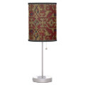 Rustic Antique Oriental Persian Red Pattern Table Lamp | Zazzle