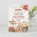 Rustic Apples, Pumpkins, and Bales of Hay Birthday Invitation | Zazzle