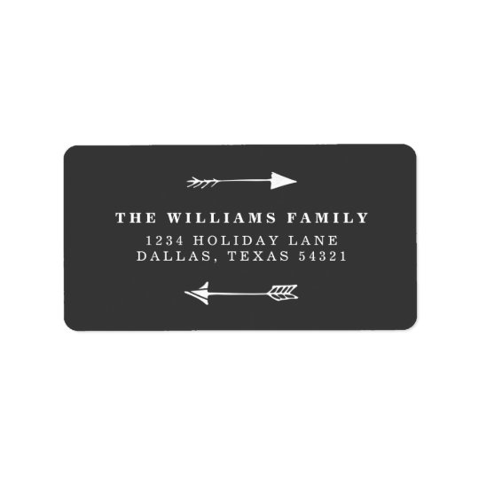 Rustic Arrow Label | Zazzle.com