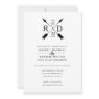 Rustic Arrow | Wedding Invitation | Zazzle