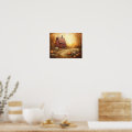 Rustic Autumn Barn Poster | Zazzle