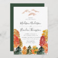 Rustic Autumn Forest Fall Wedding Invitation | Zazzle