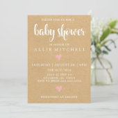 Rustic Baby Shower Invitation | Zazzle