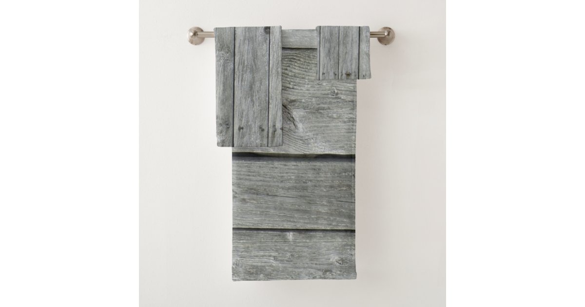 Rustic Barn Country Farmhouse Barn Bath Towel Set | Zazzle