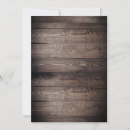 Rustic Barn Wood Birthday Party Invitation | Zazzle