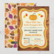 Rustic Barn Wood Fall Autumn Pumpkin Gender Reveal Invitation | Zazzle