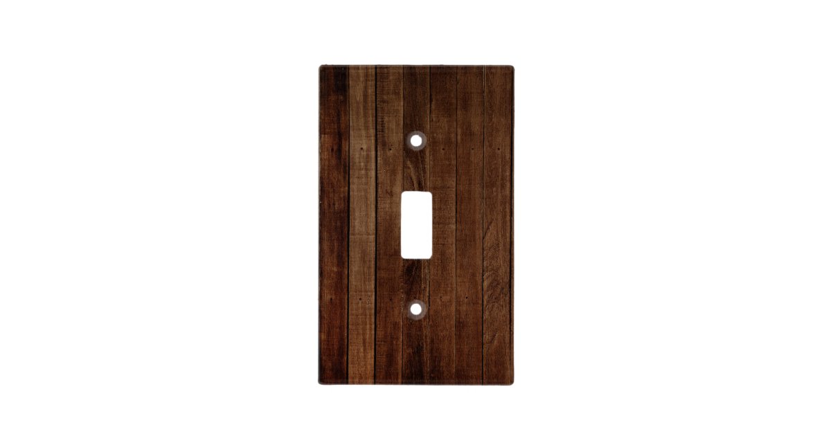 Rustic Barn Wood Light Switch Cover | Zazzle