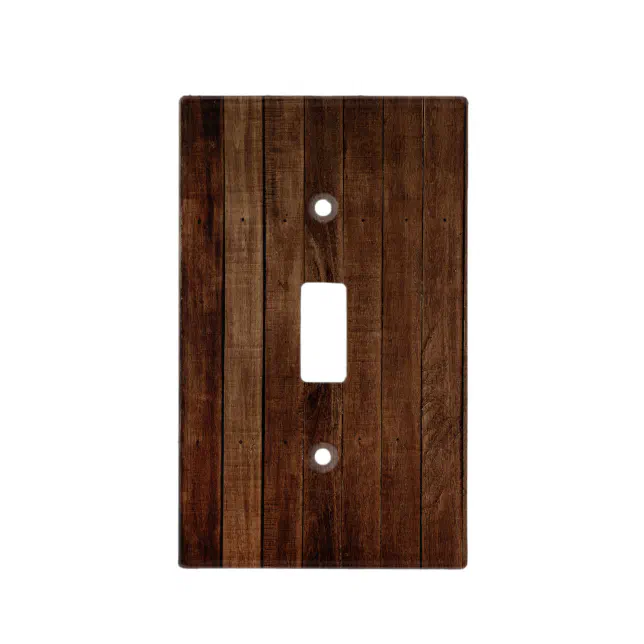 Rustic Barn Wood Light Switch Cover | Zazzle