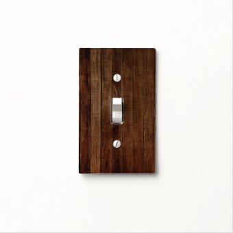 Rustic Barn Wood Light Switch Cover | Zazzle