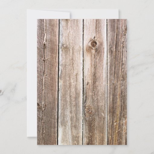 Rustic Barn Wood Wedding Invitations | Zazzle