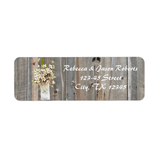 Fall Tree Leaves and Branches Rustic Wedding Label | Zazzle.com