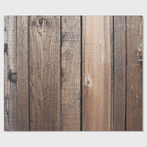 Rustic Barn Wood Wrapping Paper | Zazzle