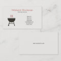 Rustic BBQ Business Card | Zazzle