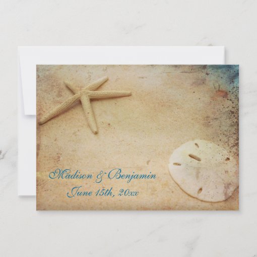 Rustic Beach Destination Wedding Invitations | Zazzle