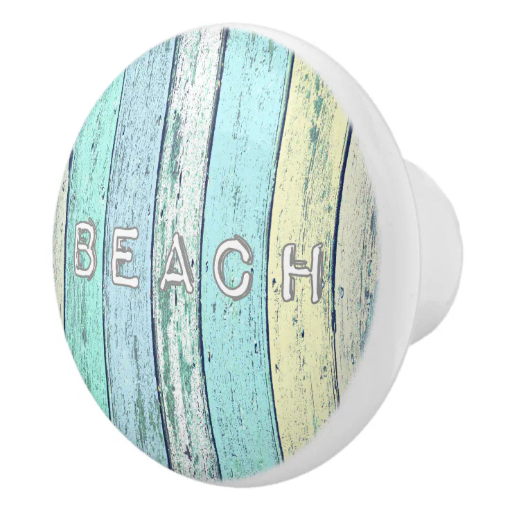 Rustic Beach Driftwood Ceramic Knob | Zazzle