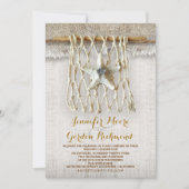 rustic beach wedding invitation | Zazzle