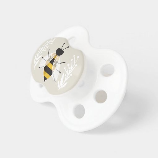 Rustic Bee Baby Pacifier Shower Gift | Zazzle