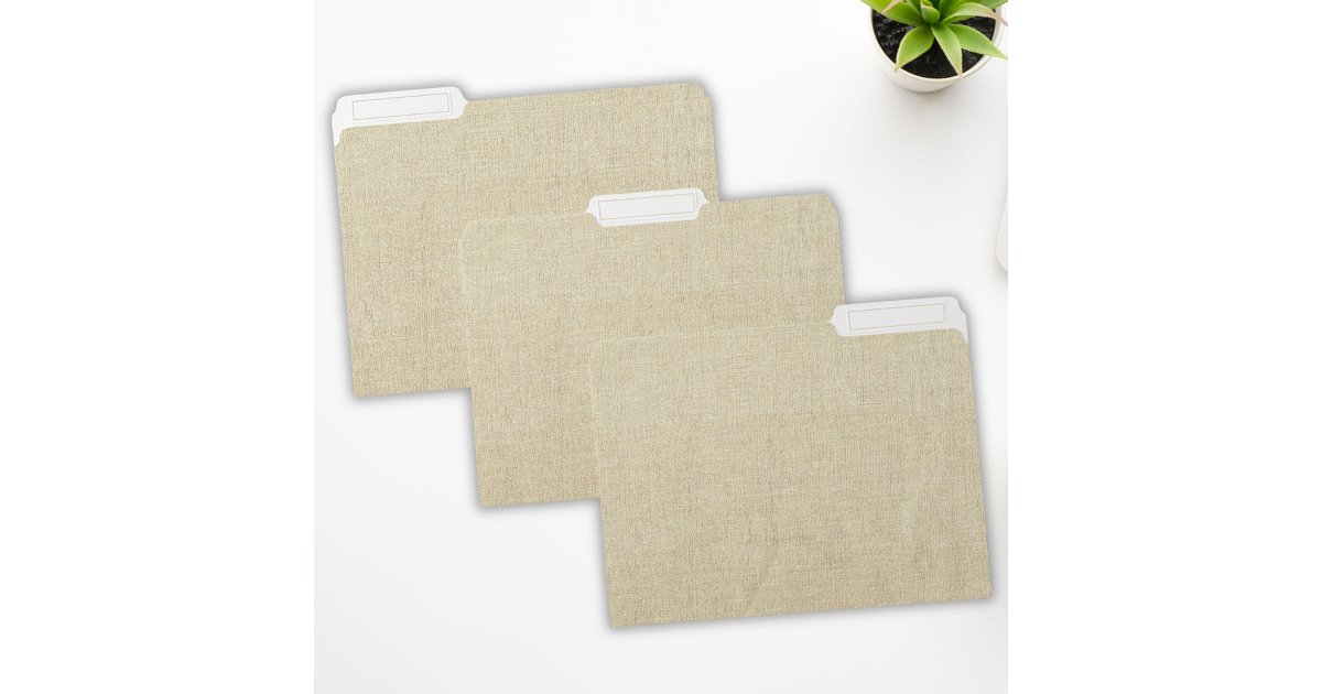 Rustic Beige Rustical Natural Pattern File Folder | Zazzle